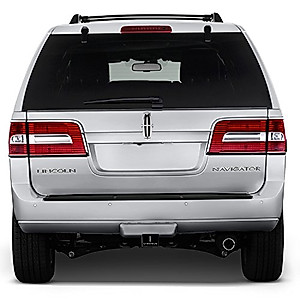 iPick Image, Compatible with - Lincoln Logo UV Graphic Metal Face-Plate on ABS Plastic 2 inch Tow Hitch Cover