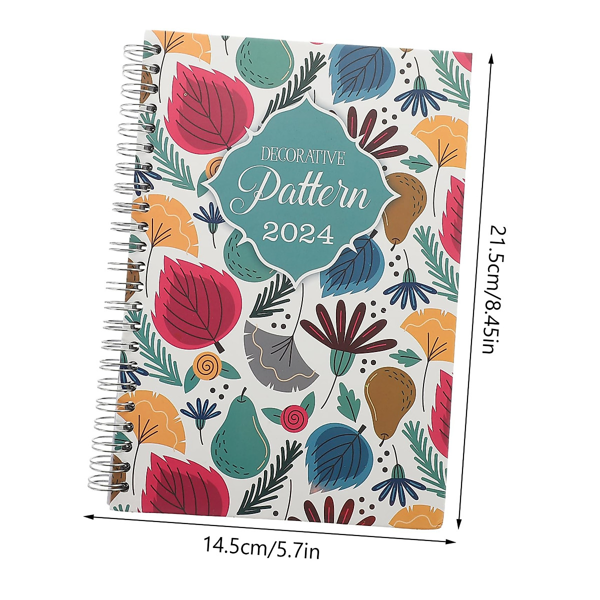 Tofficu 2024 Note Book Spiral Notebooks Notepad Office Decor Note Pad Monthly Planner Office Accessory Academic Planner Office Supply Weekly Calendar Pad Tear off Schedule Work Tearable