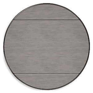 Signature Design by Ashley Shullden Casual Round Dining Small Drop Leaf Table, Seats up to 4, Gray