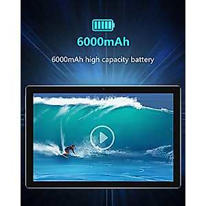 ZZB Tablet 10 Inch Android 11 Tablets, 64GB ROM 512GB Expand，6000mah Battery, Quad-Core Processor 4GB RAM Tableta, 8MP Camera WiFi BT GPS FM 10.1'' IPS HD Touch Screen, 10 in Tabletas.