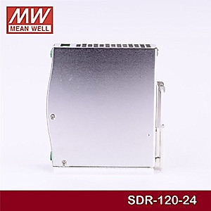 DIN Rail PS 120W 24V 5A SDR-120-24 Meanwell AC-DC SMPS SDR-120 Series MEAN WELL Switching Power Supply
