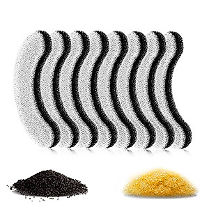 NautyPaws Cat Water Fountain Filter, Pet Water Fountain Filters for WF050 & WF100 Cat Fountain( 8Packs), Dog Water Dispenser Cat Fountain Filters