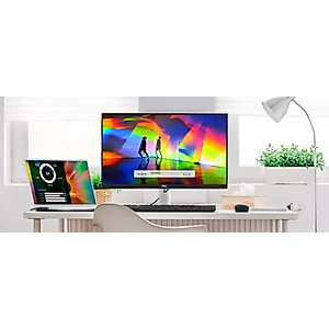 Dell S2421HN 24 Inch Full HD 1080p (1920 x 1080) 75Hz IPS Ultra-Thin Bezel Monitor 2 x HDMI Ports, Audio Line Out, Adaptive AMD FreeSync, Silver