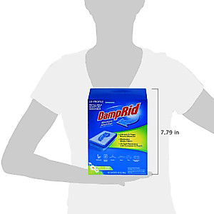 DampRid LoProfile Refillable Moisture Absorber, 10.5 Oz with Fresh Scent Fragrance Slim for Small Spaces like Vehicles, Shelves or Under Beds Remove Excess Moisture and Create Fresher, Cleaner Air