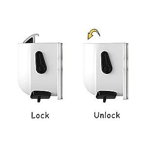 Generic Baby proofing Magnetic Locks for cabinets & Drawers, Easy Installation with Guide Included [8 Pack with 2 Keys] white