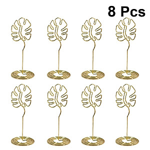 16 Pcs Wire Holders Memo Holder Paper Clips Wedding Supplies Table Number Holders