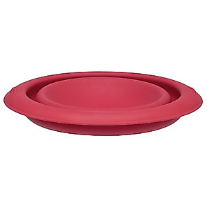 HIC Kitchen Rose Levy Beranbaum’s Baking Bowl Double Boiler, European-Grade Silicone, Red, 1.5-Quarts (6-Cups) Capacity