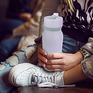 Built 32oz Cascade Bottle with Wide Mouth Straw Lid and Filter Lavender
