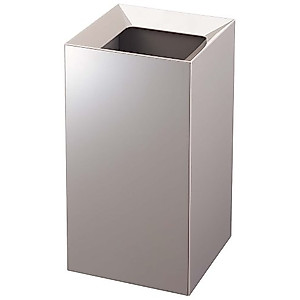 YAMAZAKI home 6950 Veil-Trash Can, Taupe