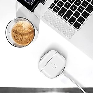 Jinstyles Upgraded Wireless Charging Case Compatible with 3rd Generation, Case Replacement Compatible for 3rd Generation, Wireless Charger Case Air Pods 3 with Bluetooth Pairing Sync Button, White