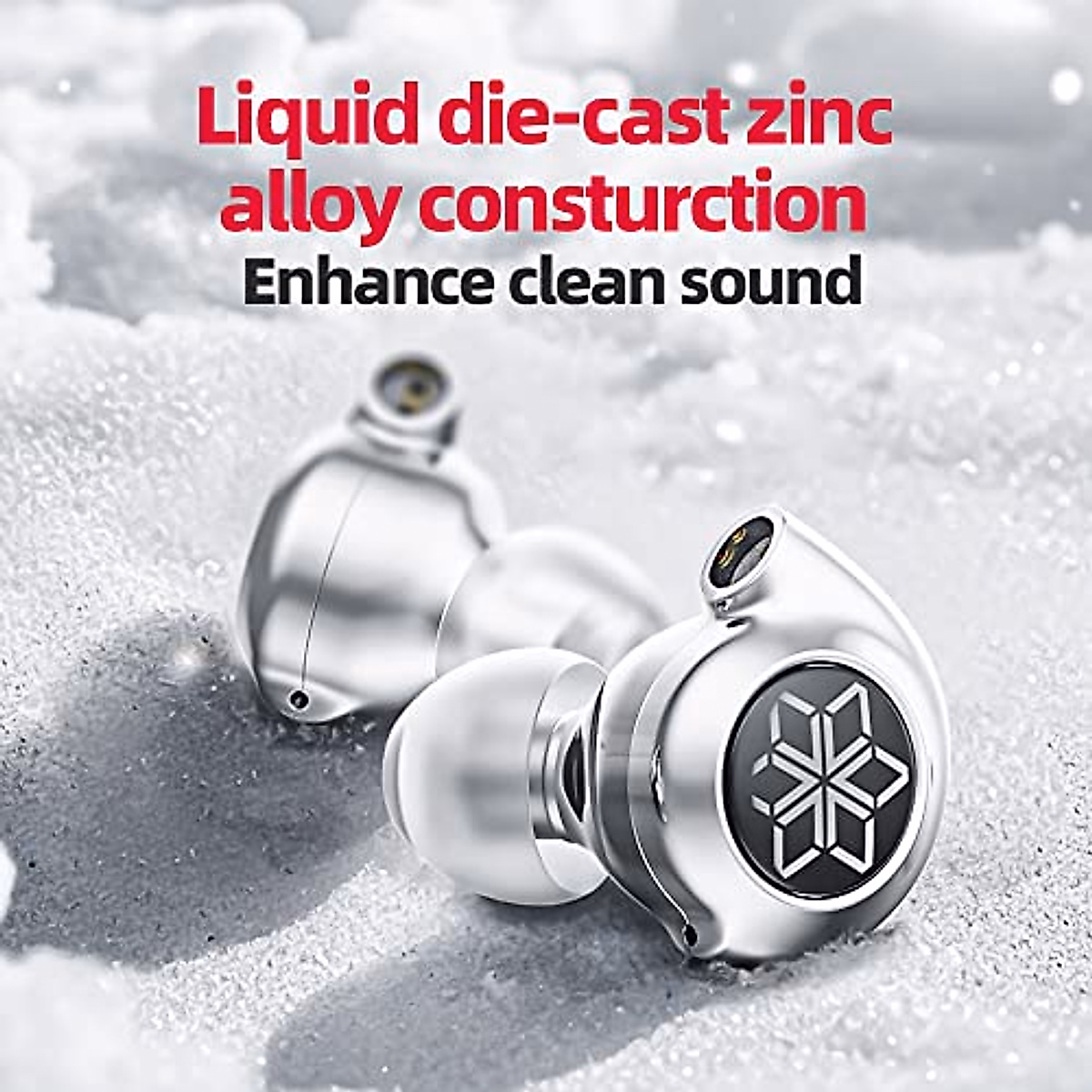 FIIO FD11 Earphones High Performance Dynamic Driver IEMs Earbuds with Deep Bass 0.78mm Detachable Cable 3.5mm Plug in Ear Headphones for Musician Singer Music (Silver)