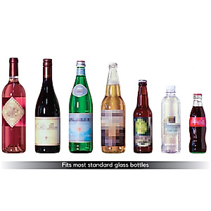 Fly-On-In, Fruit Fly Bottle Top Trap – Reusable Non-Toxic Indoor/Outdoor Catcher (Yellow, 2 pcs)