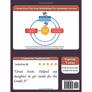 Florida Assessment of Student Thinking (FAST) Test Prep: Grade 3 English Language Arts Literacy (ELA) Practice Workbook and Full-length Online Assessments: FAST Study Guide