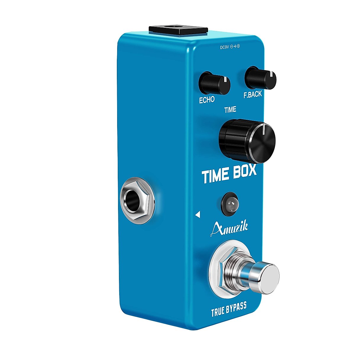 Amuzik Analog Delay Pedal Guitar Delay Effects Pedals Vintage Delay Effect with True Bypass Full Metal Shell Switching