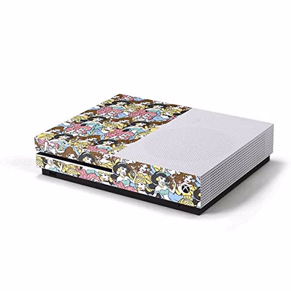 Skinit Decal Gaming Skin Compatible with Xbox One S Console - Officially Licensed Disney Princess Disney Princesses Pattern Design
