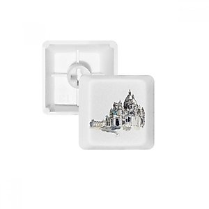DIYthinker Sacre-Coeur in Paris France Keycap Mechanical Keyboard PBT Gaming Upgrade Kit