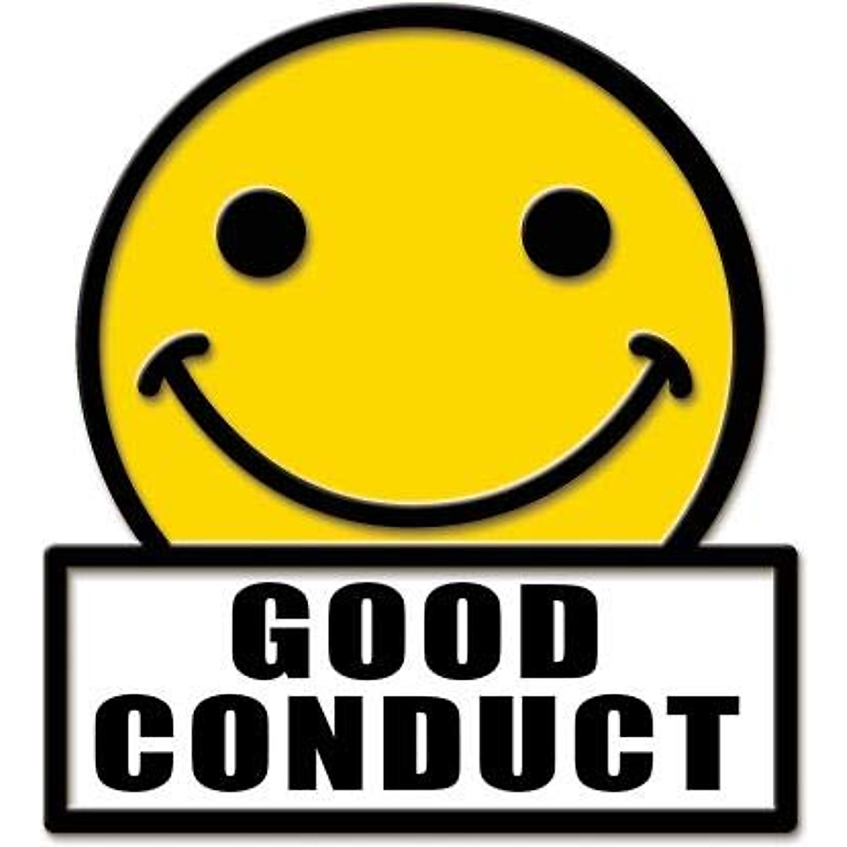 Crown Awards Good Conduct Smile Pins, Good Conduct Smile Pin with Blue Velvet Presentation Case, 30 Pack, Prime