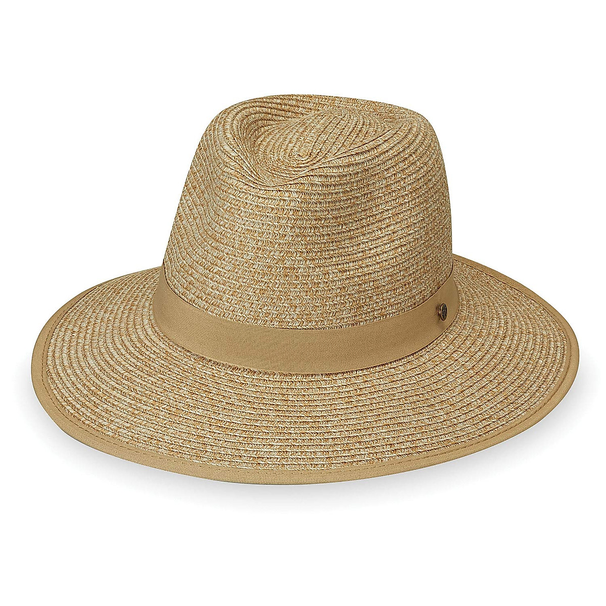 Wallaroo Women’s Gabi Ponytail Fedora – UPF 50+ – Lightweight – Adjustable – Packable – Medium – Beige