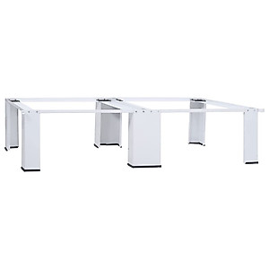 CHARMMA Washing Maching Stand,Double Washing Machine Pedestal Base Stand Stacking Kit,Stand Base For Dryers, Refrigerators, Home Appliances Mini Fridge Raiser 50"x 21.5"x 12.8"(WxDxH)