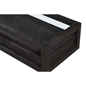 Modus Oxford Coffee Table with 2-Drawer, Basalt Grey