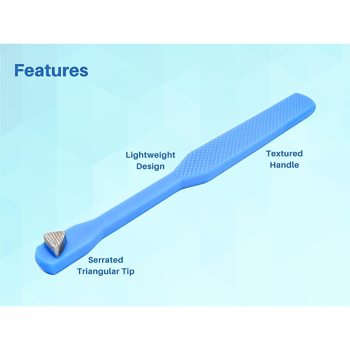 ARTMAN INSTRUMENTS Molar Band Seater & Bite Stick - Blue, Pack of 3 - Orthodontic Dental Tools for Seating Molar Bands, Braces, and Bite Adjustment - Durable, Comfortable (3)