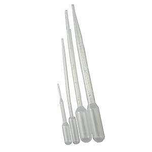 Honbay 100PCS 4 Size(3ml,1ml,0.5ml,0.2ml) Graduated Pipettes Dropper Polyethylene