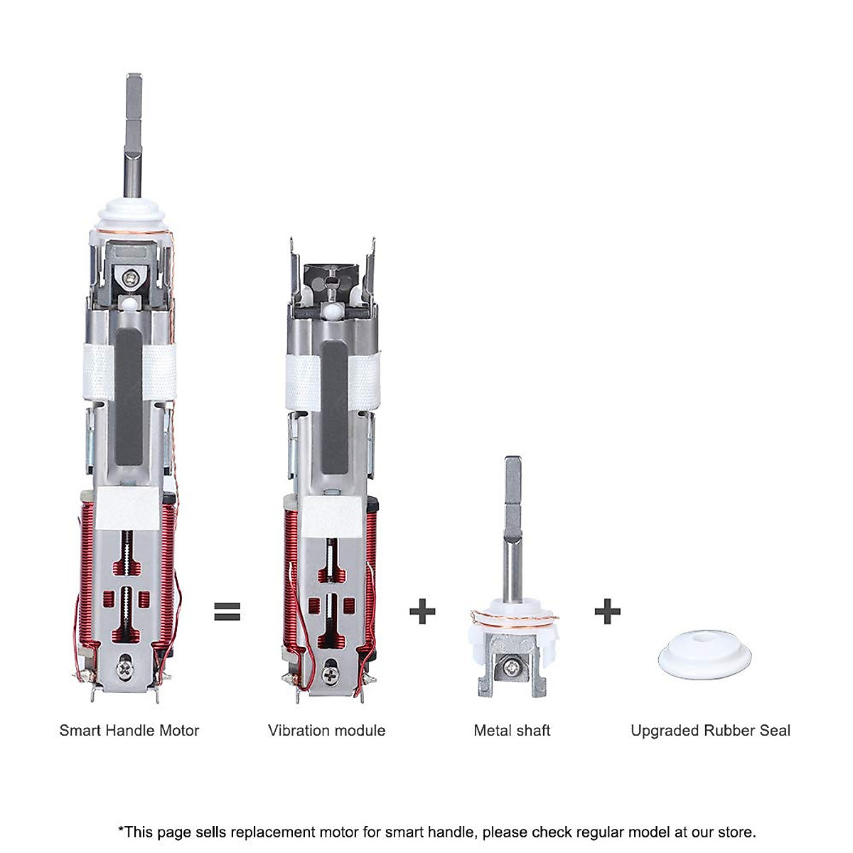 Million Magnets Electric Toothbrush Vibration Device Motor with Sensor Wire Compatible with Philips HX992x, HX993x, HX9957, HX6800, HX681x, HX683x, HX751x, HX9690 Series
