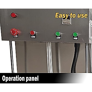 TXMACHINE® 4 cone maker machine kitchen pizza cone machine 3KW Pizza Making Machines for pizza restaurant with pizza oven,Display food warmers (110V/60HZ, cone maker+oven+Display Cabinet)