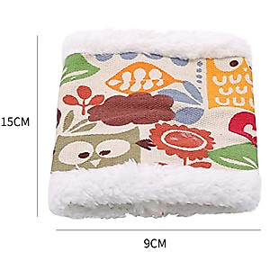 ShanLily Warm Bird Nest House Bed Hanging Hammock Plush Hanging Snuggle Cave Hut for Pet Parrot Parakeet Cockatoo