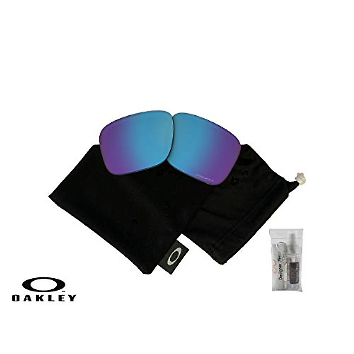 Oakley Original Holbrook OO9102 PRIZM Sapphire Replacement Lenses For Men For Women+BUNDLE Microfiber Cloth Bag