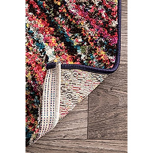 nuLOOM Samira Warp Area Rug, 5' Round, Multi