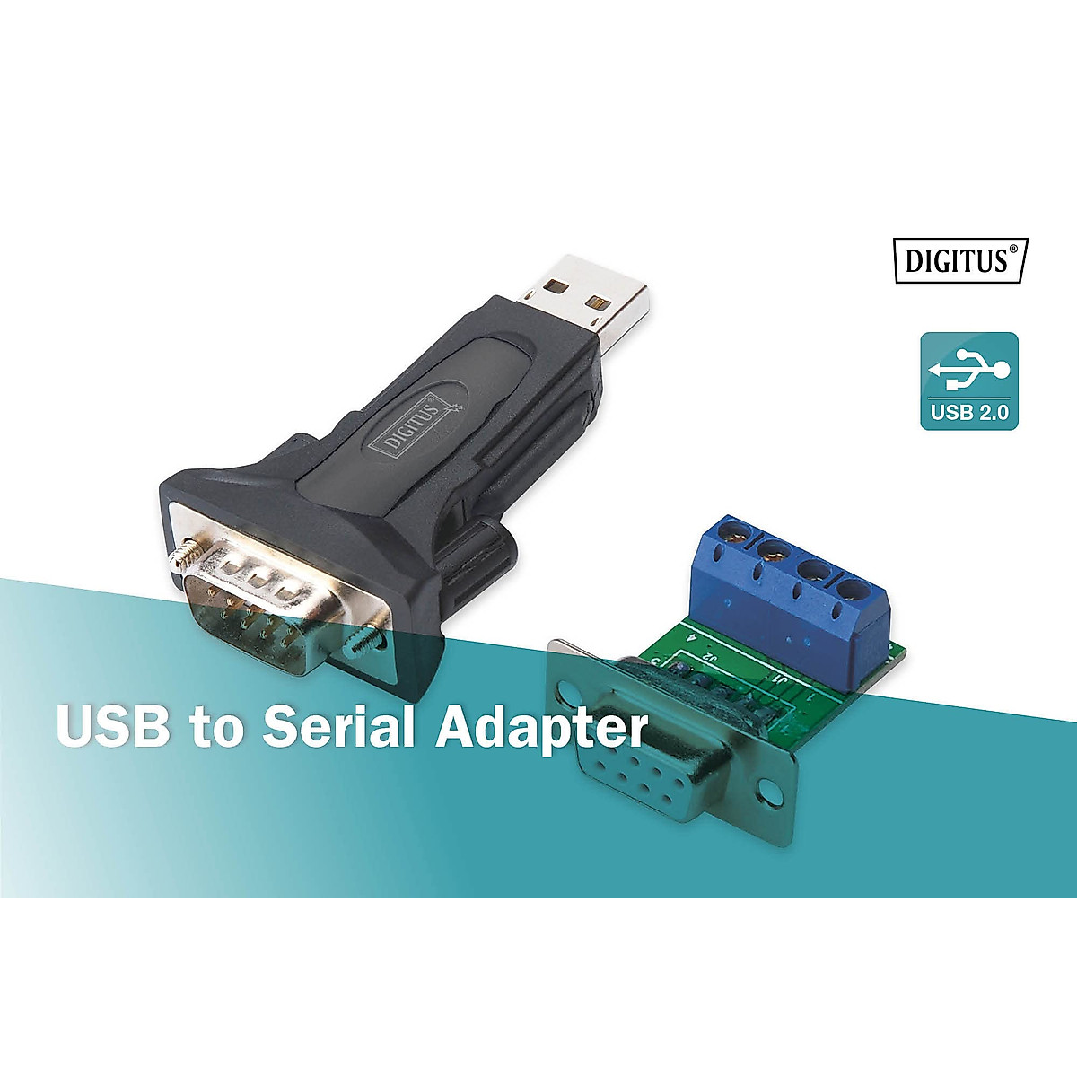 Digitus USB to Serial Adapter, USB 2.0