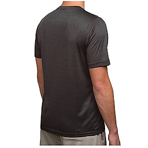 Reebok Men's Textured Active Tee (Black Jaquard, XX-Large)
