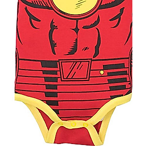 Marvel Avengers Iron Man Infant Baby Boys Cosplay Bodysuit and Pants Set 12 Months