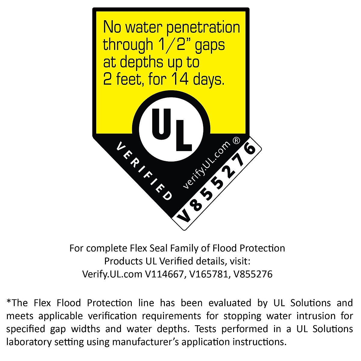 Flex Tape Flood Protection, 3.75 in x 20 ft, Waterproof Rubberized Tape, Removable, Use on Windows, Doors, Garage Doors, Casings, Thresholds, Conduits, Vents, Ducts
