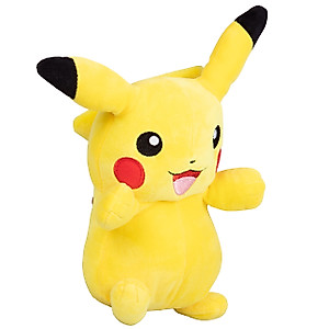 Pokémon 8" Pikachu Plush - Officially Licensed - Generation One - Quality Soft Stuffed Animal Toy Figure - Christmas Stocking Stuffer Gift for Kids, Boys, Girls - 2+