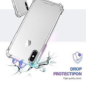 ORIbox Case Compatible with iPhone X/XS Case, with 4 Corners Shockproof Protection