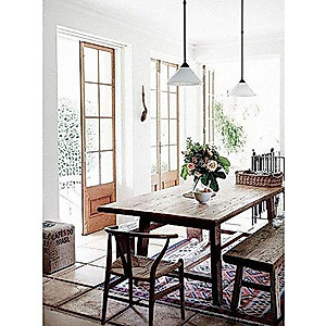 2xhome - Wishbone Solid Wood Armchair with Arms Open Y Back Farmhouse Dining Office Chair with Woven Beige Seat (Espresso)