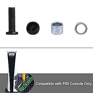 IKPEK 1Pcs PS5 SSD Screw and 1Pcs Ring Replacement and 1Pcs Screwdriver for Sony PS5 Playstation 5 Console Solid State Drive