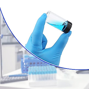 Kesell 20-Pack 20ml Glass Vials with Screw Caps - Small Vials for Essential Oil, and Specimen Samples - Clear Bottles with Lids