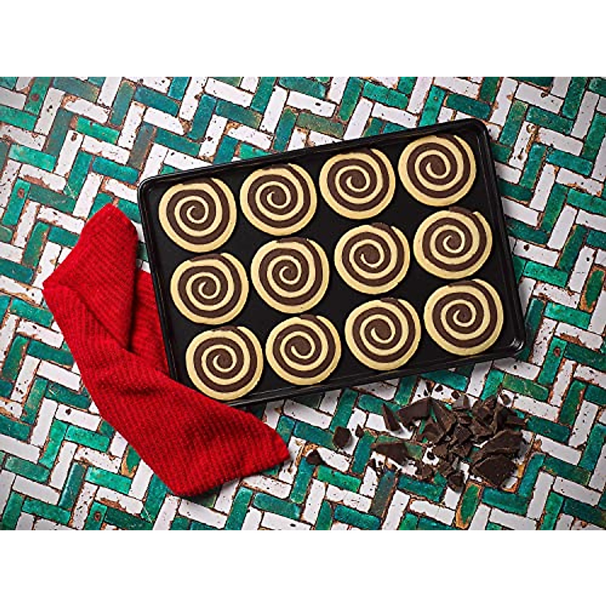 Tala Performance, Baking Tray, Professional Gauge Carbon Steel with Whitford Eclipse Non-Stick Coating, Cooking and Roasting, 39.5 x 27 x 2cm