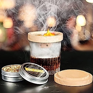 KYKUSS Cocktail Smoker Kit with Wood Chips for Whiskey Drinks,Cocktail Smoker Kit for Bourbon
