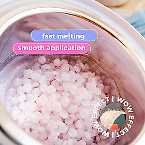 Bella Verde Waxing Kit for Women & Men - Hard Wax Kit for Hair Removal - Wax Warmer for Face, Legs, Eyebrows, Body, Bikini - Home Melter Wax Pot Machine - Hard Wax Beads Kit, Painless All Hair Types