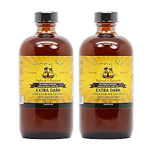 Sunny Isle Jamaican Black Castor Oil Extra Dark"Pack of 2" /w Applicator, 8 Fl Oz (Pack of 2)