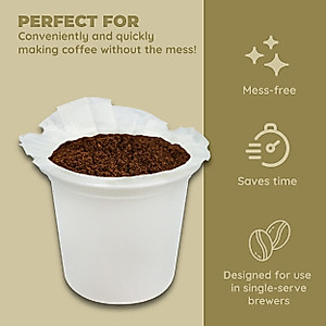 Fill 'n Brew Individual Disposable Coffee Pod Cups, Use with Keurig K-Cup Coffee Makers, 144-Count Fillable Cups, Filters & Lids