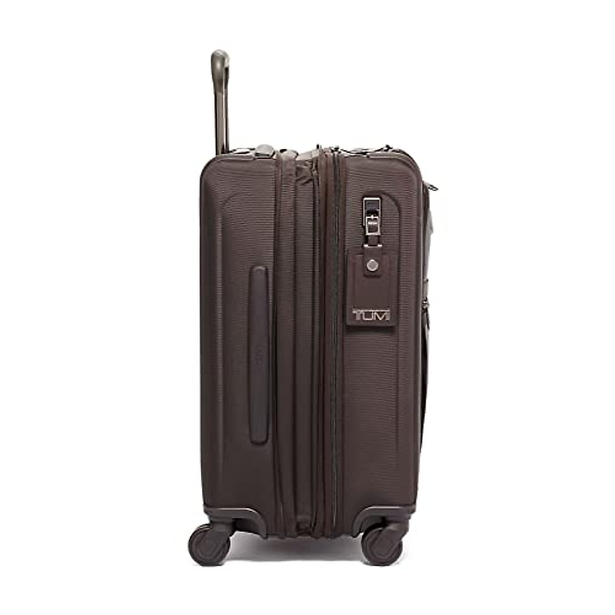 TUMI Alpha Continental Dual Access 4-Wheeled Carry-On Luggage - Rolling Suitcase for Men and Women - Luggage Carry-On with 4 Spinner Wheels - Rolling Luggage with Security Zippers - Anthracite