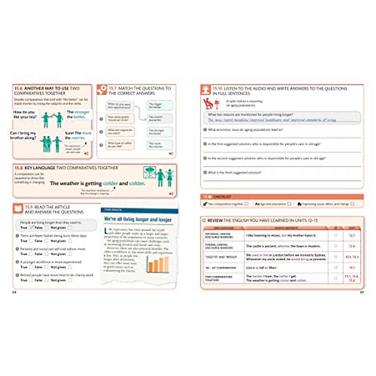 English for Everyone: Intermediate to Advanced Box Set - Level 3 & 4 : ESL for Adults, an Interactive Course to Learning English