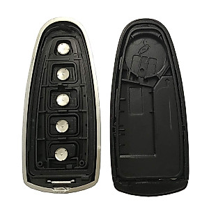 Horande Replacement Key Fob Cover Case fit for Ford Escape Edge Explorer Focus Flex Taurus Fusion Lincoln MKS MKT MKX CMX Keyless Entry Key Fob Shell