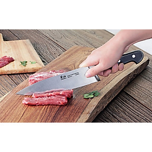 Cangshan TV2 Series 1020038 14C28N Swedish Steel Forged Chef Knife, 8-Inch
