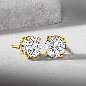 Ross-Simons 2.00 ct. t.w. Diamond Stud Earrings in 14kt Yellow Gold